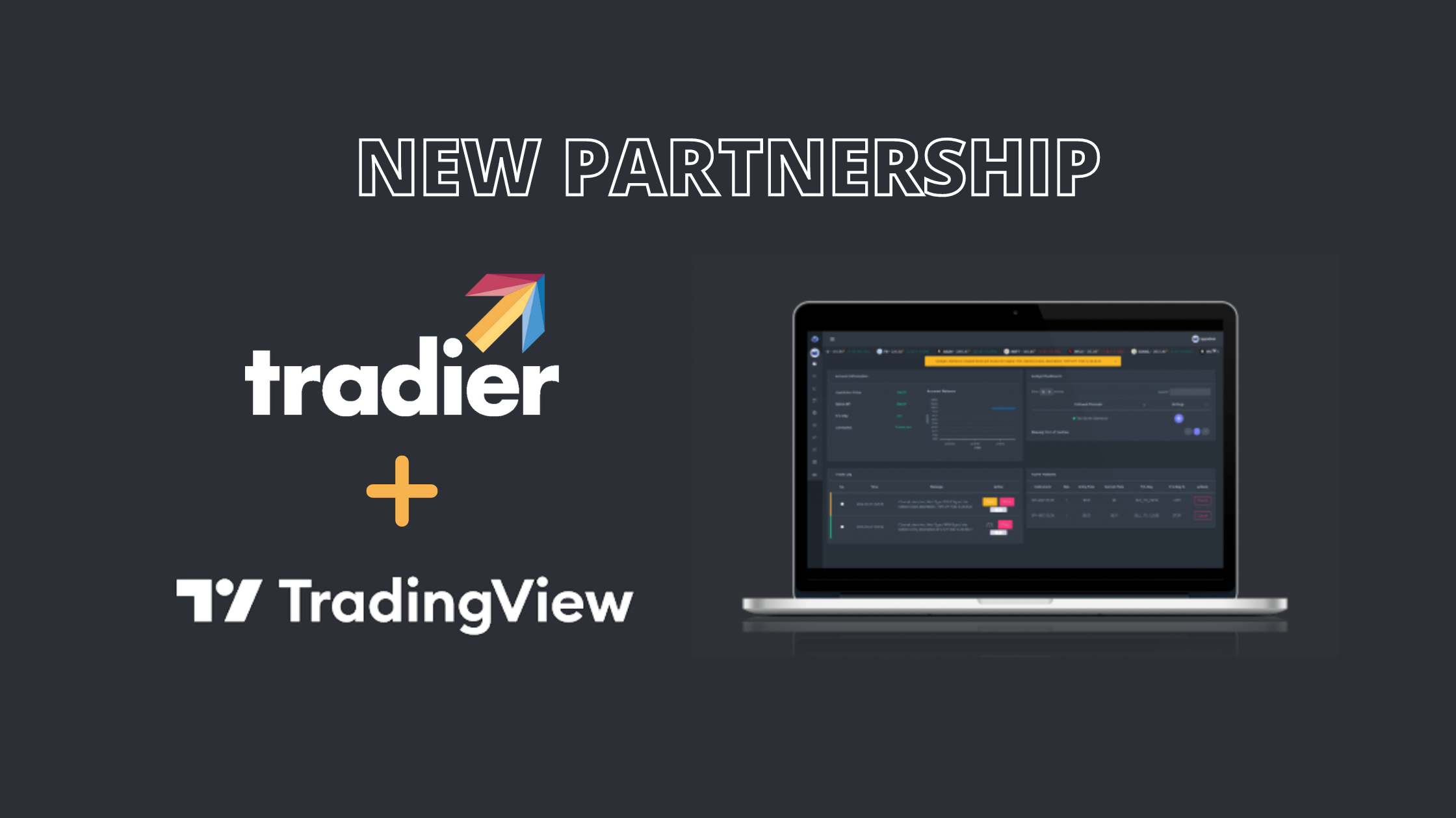 Tradier Announces Partnership with TradingView