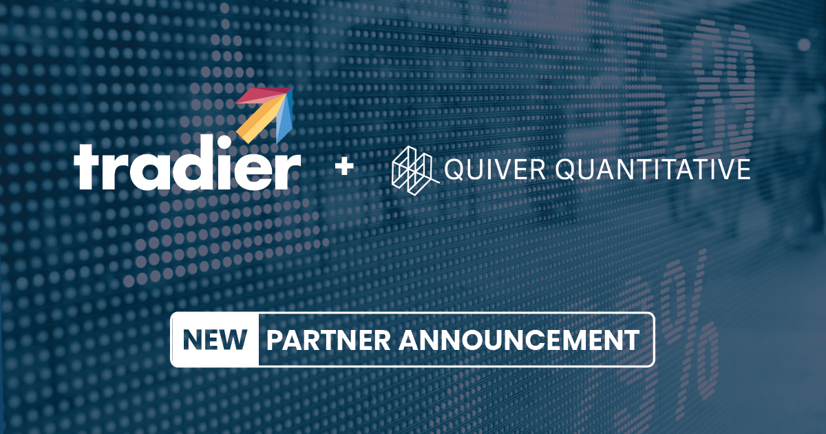 Bridging the Information Gap with Quiver Quantitative & Tradier Partnership